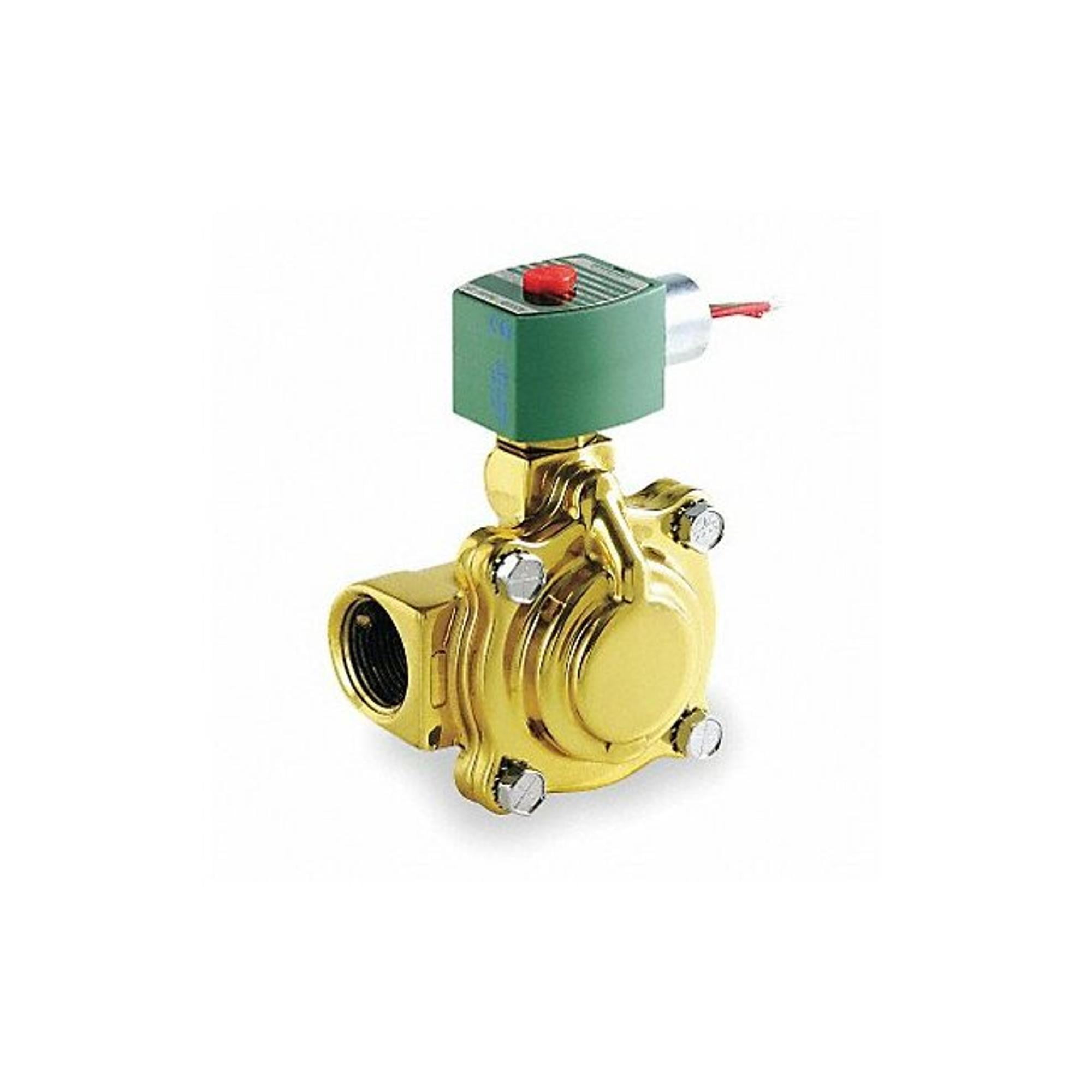 Redhat Solenoid Valve,Brass,NC,Air, Inert Gas 8210G004 - Walmart.com