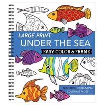 New Seasons, Coloring Book, Large Print Easy Color & Frame - Birds ...