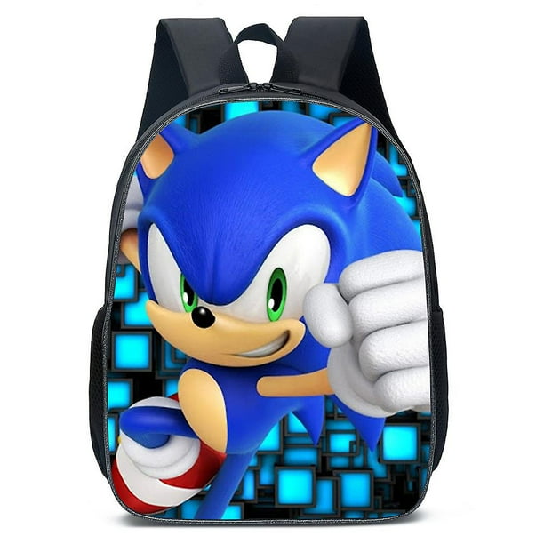 Kids Boy Girl Sonic The Hedgehog Backpack Rucksack School Nursery Bag ...