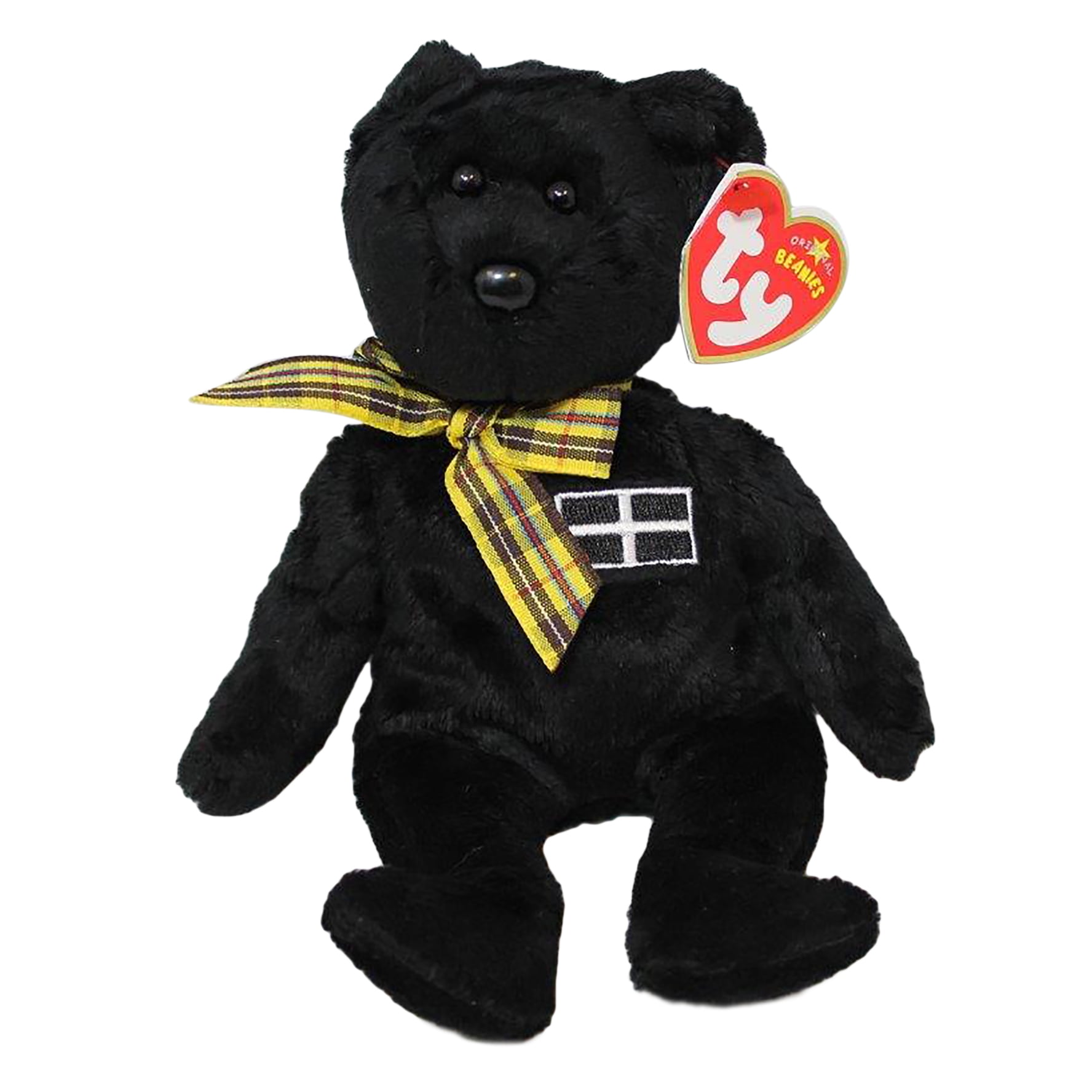 Ty Beanie Baby: Kernow the Bear | Stuffed Animal | MWMT's - Walmart.com