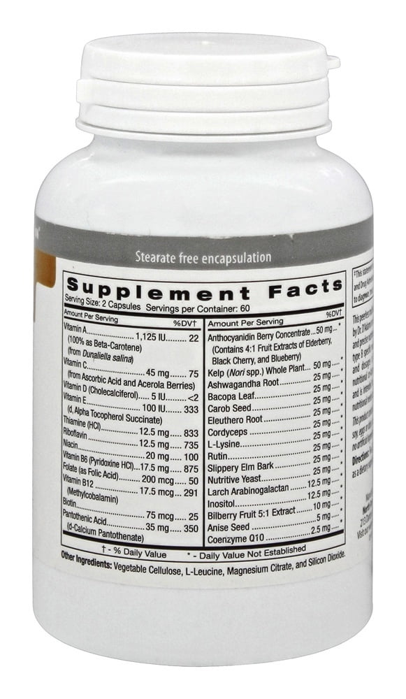 D'Adamo Personalized Nutrition - Polyvite B - 120 Capsules - Walmart.com