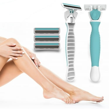 Equate 4 Blade Disposable Razors for Women, 3 count - Walmart.com