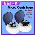 Mini-4K Electric PCR Centrifuge Machine Mini Benchtop 7000rpm Blood ...