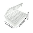 CaiHome 30 Grids Plastic Small Square Box for Household Classification ...