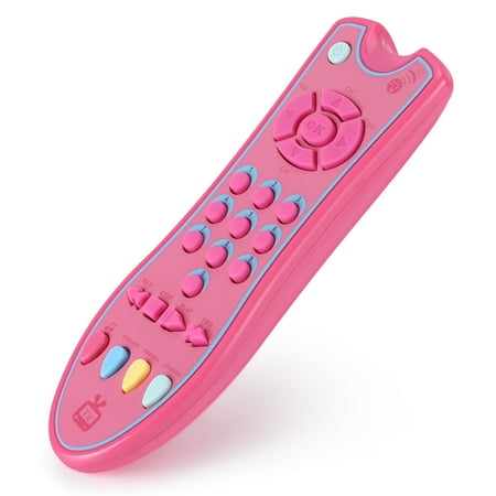 Kids TV Remote Control Toy Early Educational Electric Plastic ...
