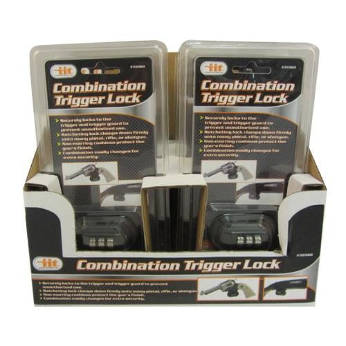 NEW 3 Digit Combination Safety Gun Trigger Lock Rifle Pistol Metal w ...