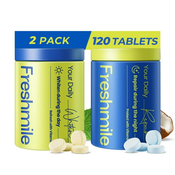 Pasta De Dientes En Tabletas Freshmile Whitening Nano Hydroxyapatite