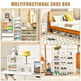 VOZOGO, Shoe Storage Organizer, 6 Pack, Stackable Clear Shoe Box ...