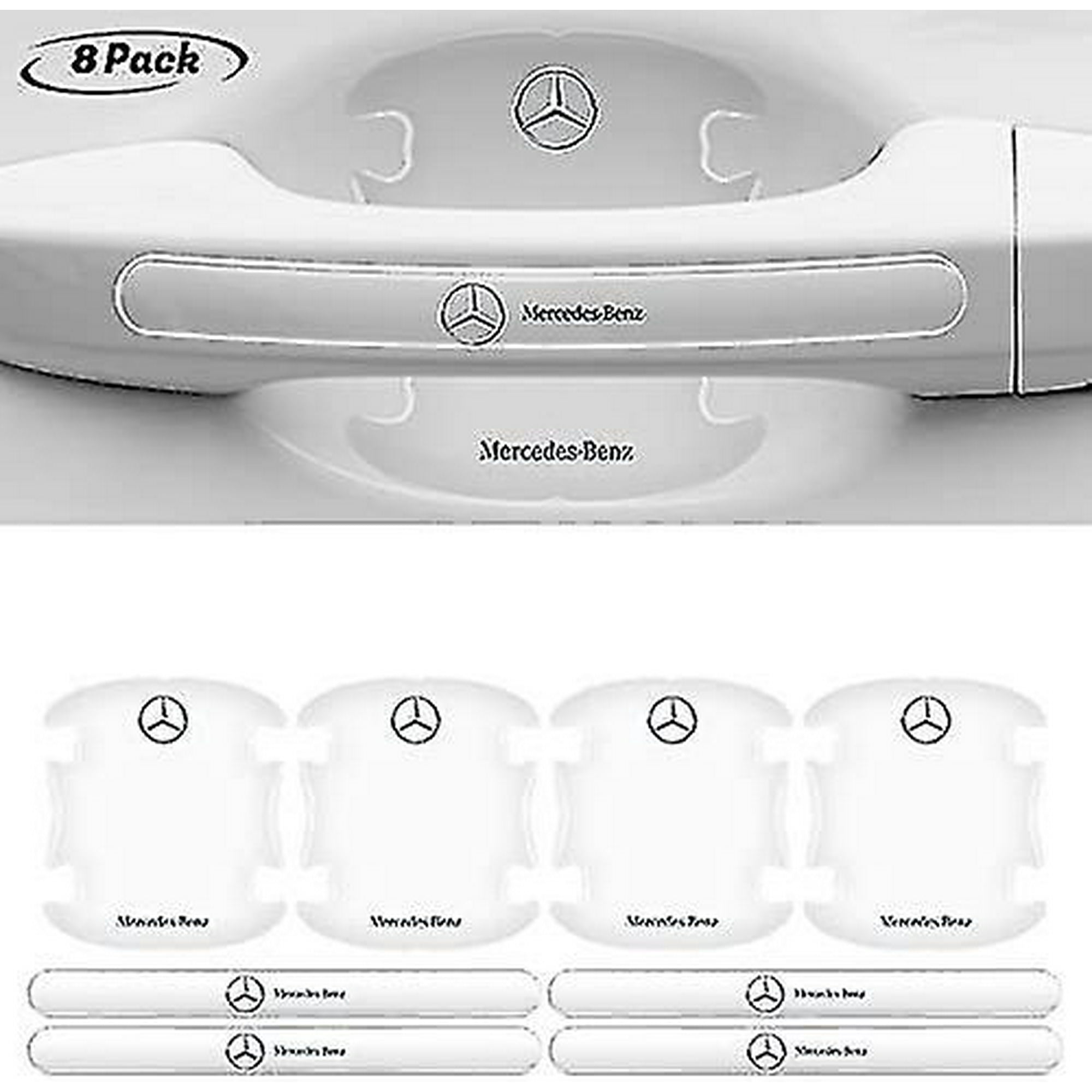 Click here for Vorcoy 8pcs Transparent Compatible Car Door Handle... prices