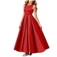 BFHHYA Flower Girls Dress Flowy A Line Swing Sleeves Maxi Dresses ...
