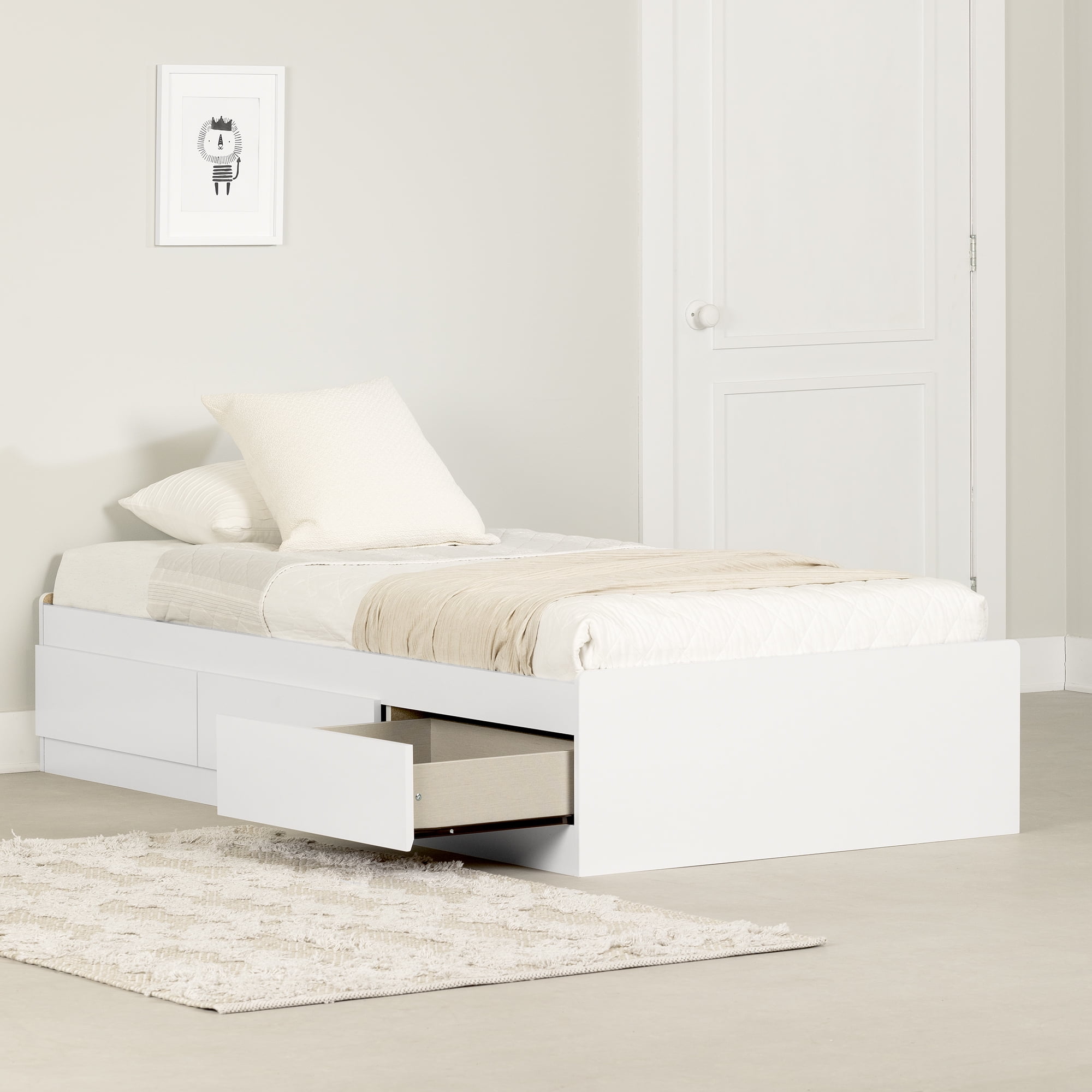 Click here for South Shore Step One Twin Mates Bed With 3 Drawers... prices