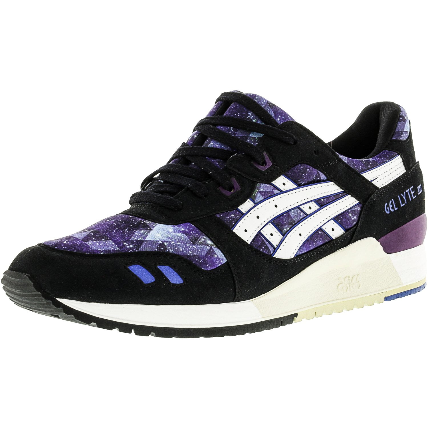 Asics Men's Gel-Lyte Iii Monaco Blue / White Ankle-High Leather Running ...