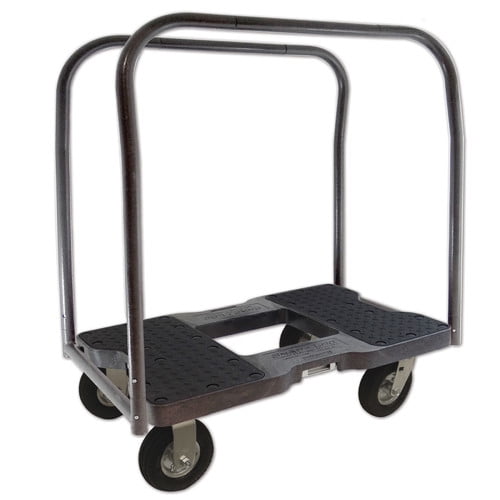 SNAP-LOC AIR-RIDE PANEL CART DOLLY BLACK with 1,500 lb. capacity, steel ...