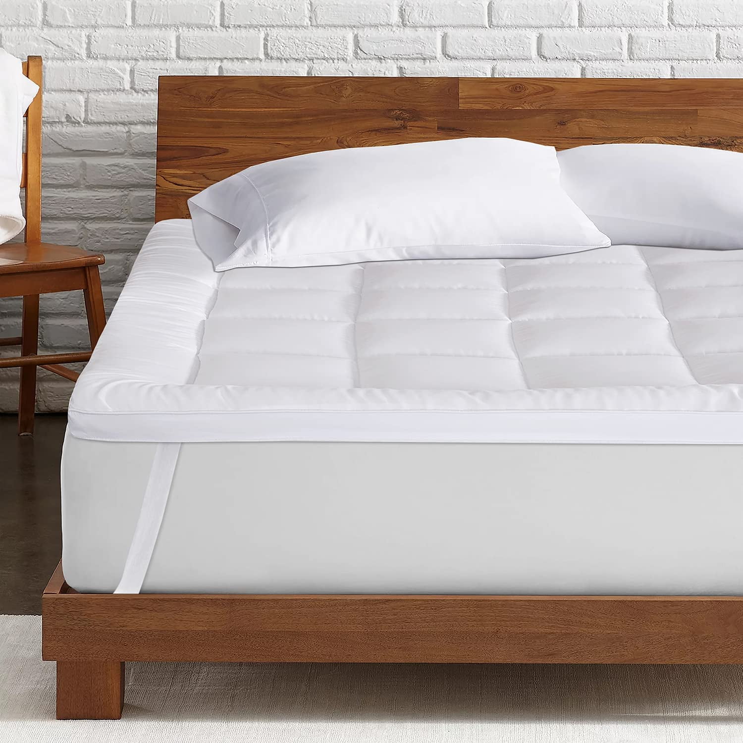 Karin Maki Full Size Mattress Topper for Bed Soft Fluffy Skin Friendly ...