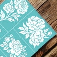 2 pc Self-Adhesive Silk Screen Printing Stencil for Painting on Wood ...