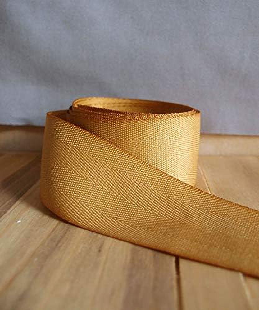 solid colorful 25 yards herringbone tape twill ribbon, size 3/8", 5/8 ...