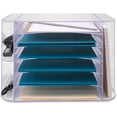 Business Source 6-tray Jumbo Desk Sorter - 3 Pocket(s) - 6 Compartment ...