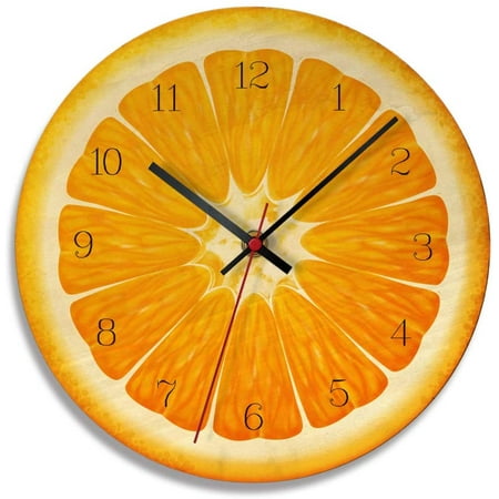 Master Clocks European Creative Living Room Wall Clock 12 Inch （Oranges ...