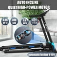 ANCHEER 3.25HP Folding Walking Treadmill, Auto Incline 15%, Bluetooth ...