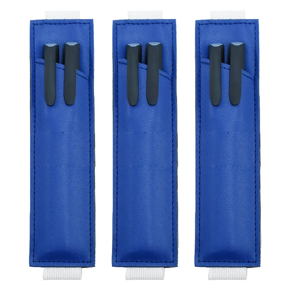 3pcs Pencil Holder, Pen Sleeve Leather Accessories, Elastic Band for ...