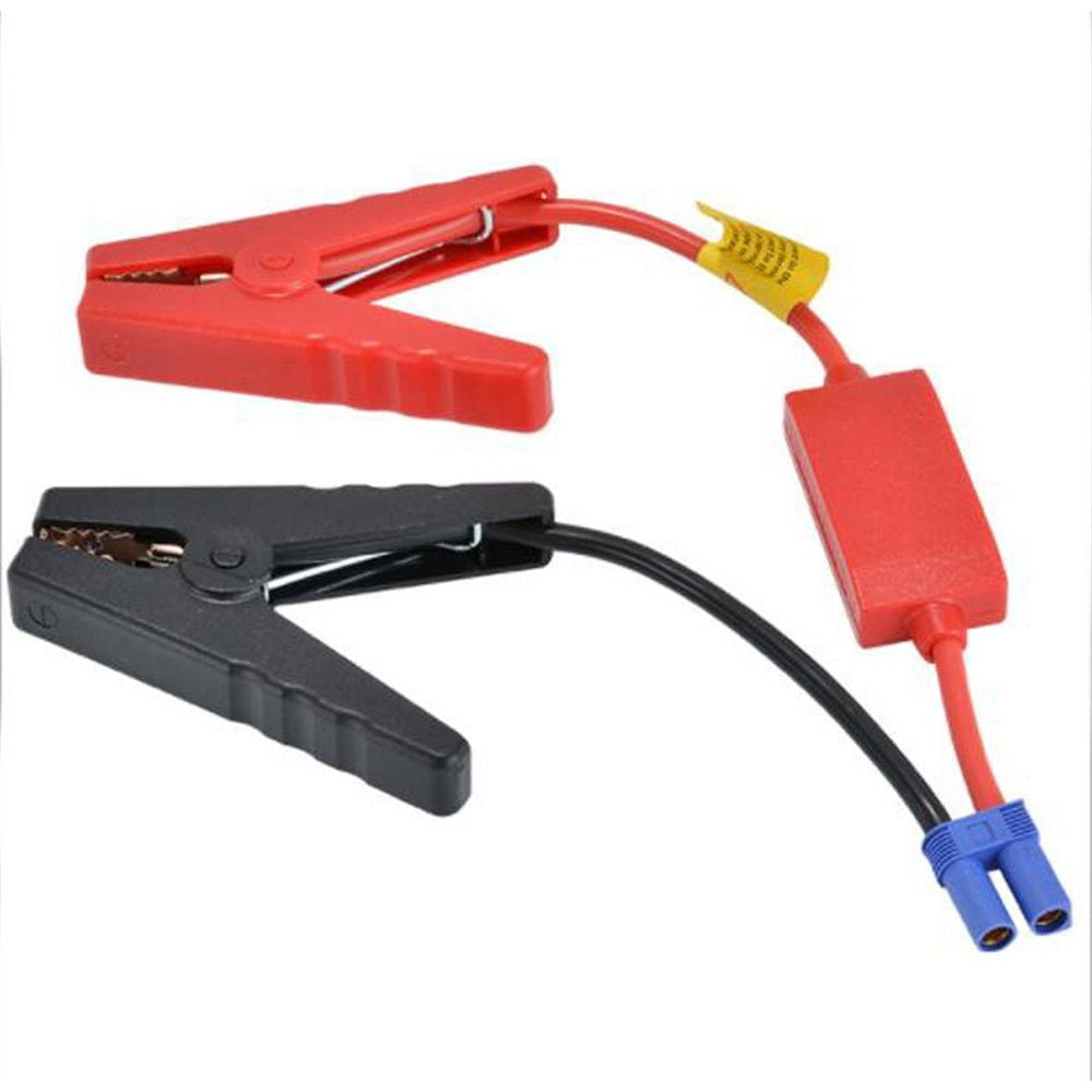 Portable Plug Clip Auto Accessories Jump Starter Alligator Clamps Emergency Battery Jumper ...