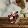 Christmas Table Decorations Festive Snowman Ornament with Scarf, Mini ...