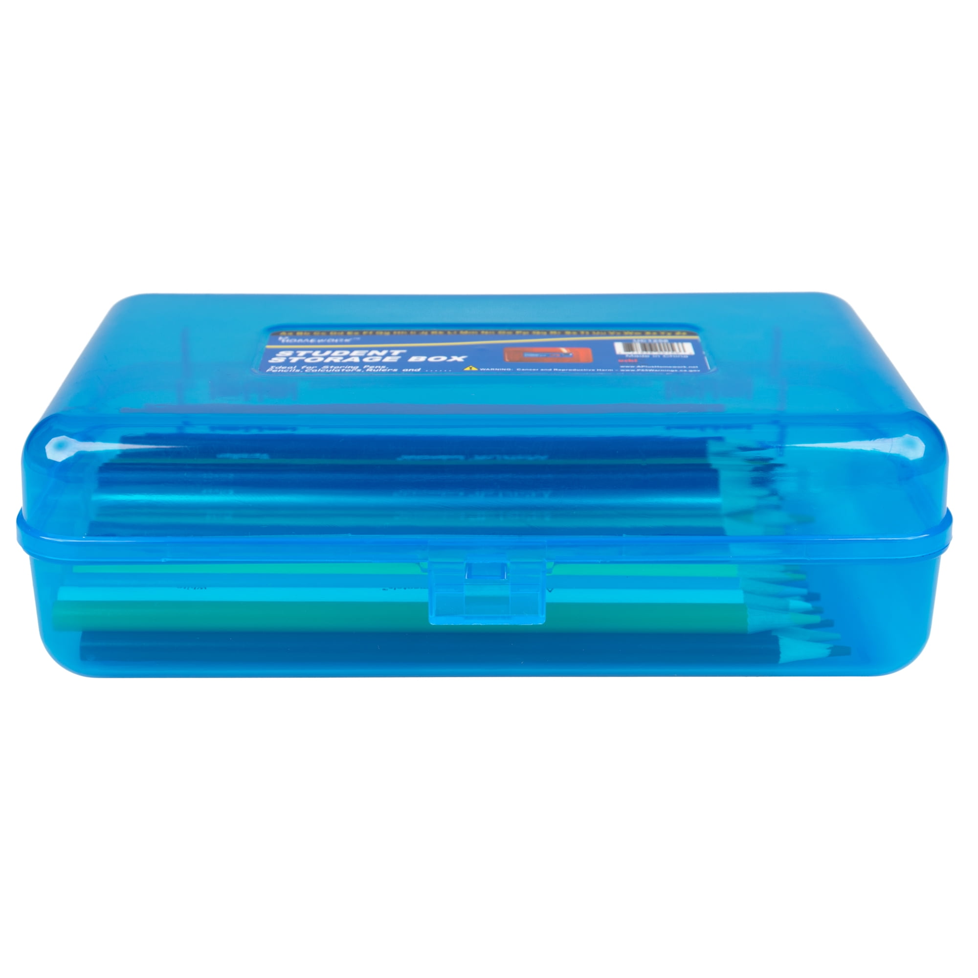 West Coast Paracord Transparent Colored Pencil Box Storage Office ...