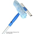 Unger Professional 14" Window Cleaning Tool: 2-in-1 Microfiber Scrubber ...