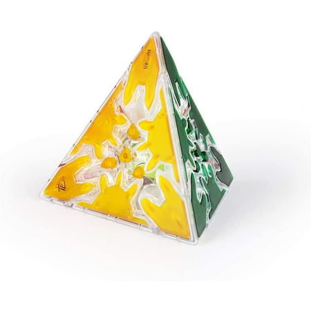 HTCM Pyraminx Gear Cube Puzzles Pyramid Gear Cube Triangle Twisty Gear ...