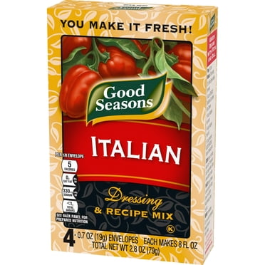 Good Seasons Italian Dressing & Recipe Seasoning Mix, 0.7 oz Packet ...