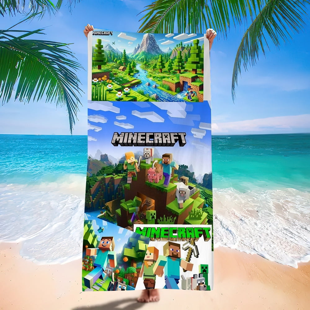 Click here for Hot Sales Minecraft Adventure Towel - Game Print... prices