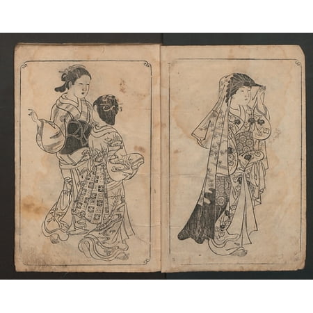 Ehon Asakayama Picture Book: Mount Asaka (Ehon Asakayama) Poster Print ...