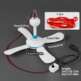 Yammee 12-85V Canopy Fan with Switching Adjustable Speed Hanging Fan ...