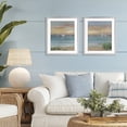 Stupell Industries Summer Shore Panorama 2 Piece Gray Framed Print ...