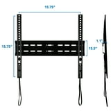 "Mount-It! Fixed Low Profile TV Wall Mount, Fits 32""-55"" TVs, 77 lbs ...