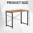 CONCETTA 40in Computer Office Desk, Writing Table for Small Spaces ...