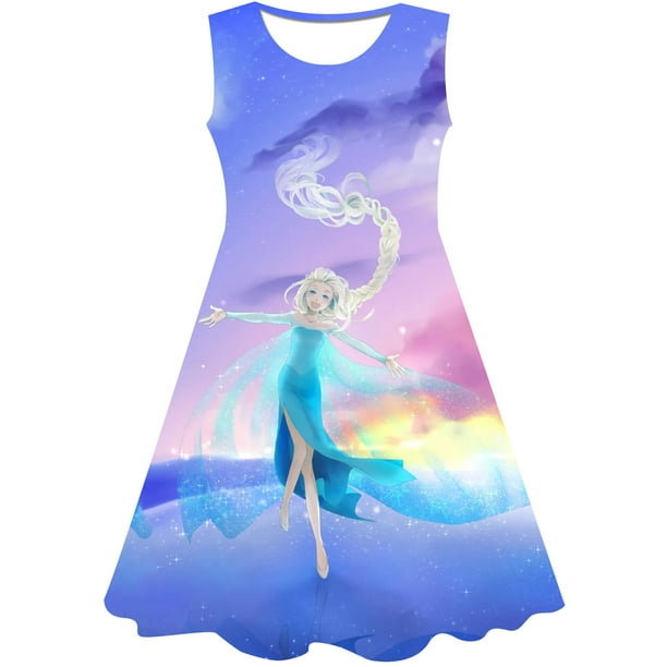 Vestidos de Frozen para niñas de Disney, ropa de princesa para niños ...