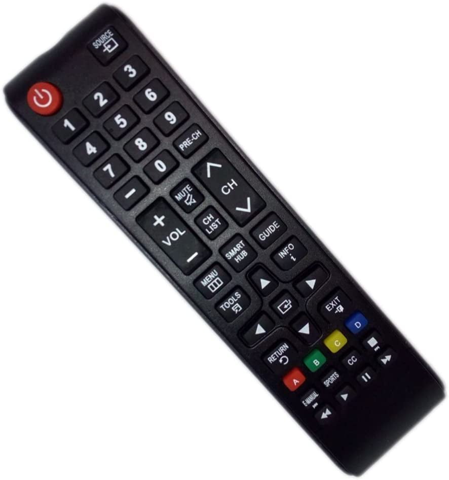 Replaced Remote Control Compatible for Samsung UN43JU640DFXZA ...