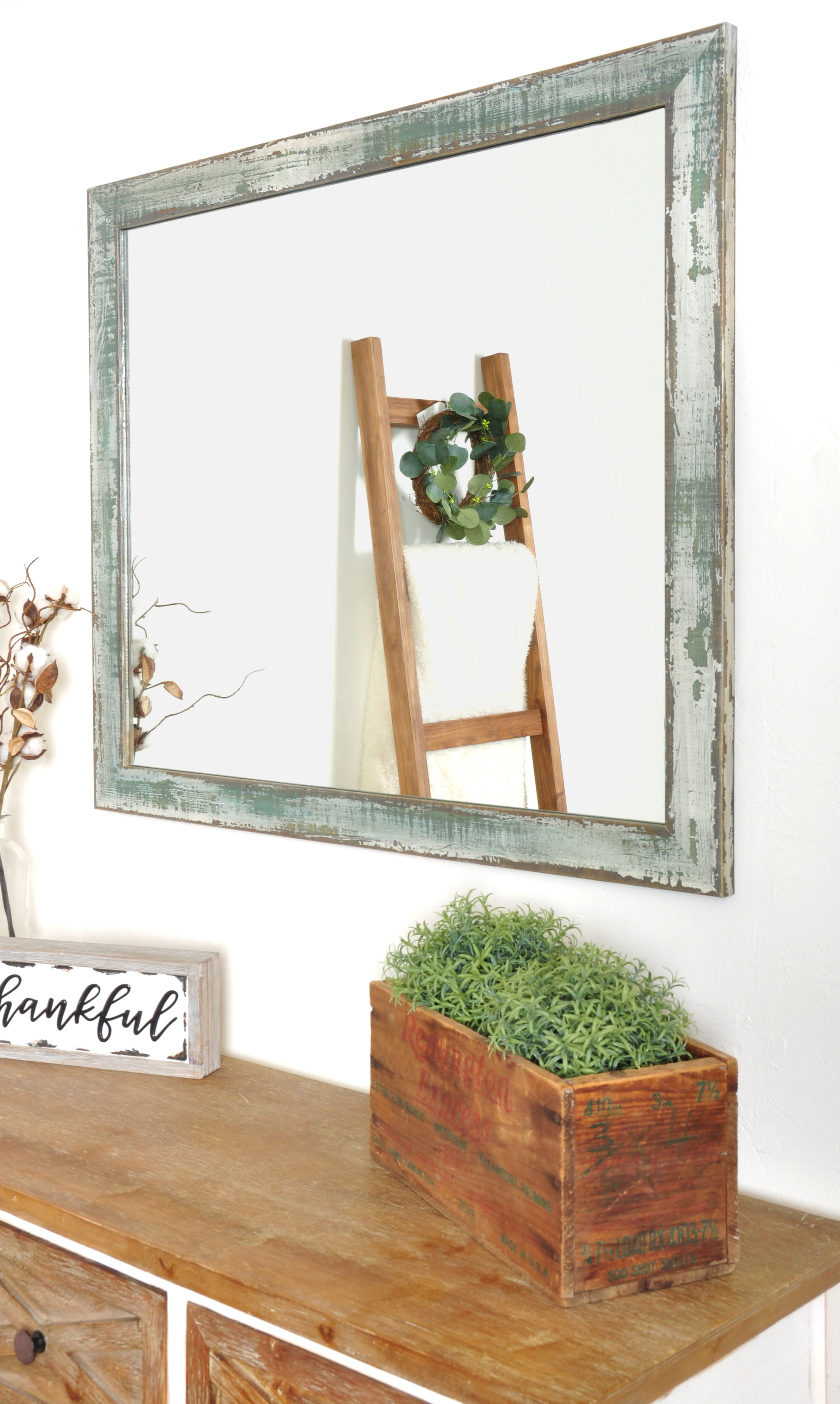 Farmhouse Sage Accent Mirror - Walmart.com