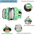 ALAZA Lemon on Green School Laptop Backpack Travel Bag Casual Student ...