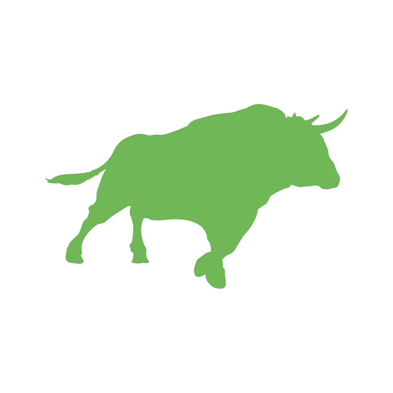 Bull Sticker Decal Die Cut - Self Adhesive Vinyl - Weatherproof - Made ...