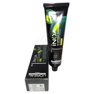L'Oreal Inoa 6.0/6NN Ammonia-Free Permanent Hair Color, 2.1 oz ...