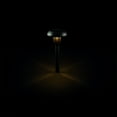 Mainstays Solar Powered Modern Dome LED Path Light Landscape Lighting ...