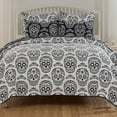 Greenland Home Fashions Novelty Halloween Sugar Skull Reversible ...