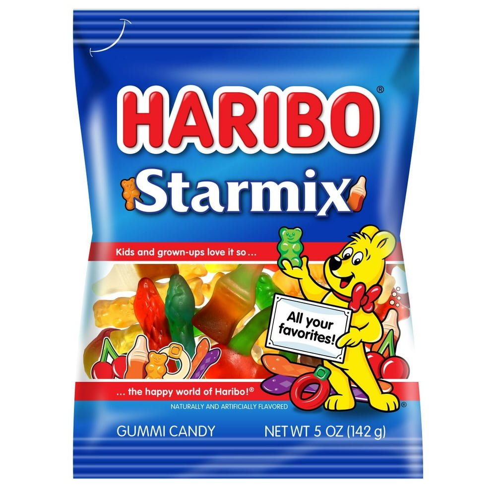 Haribo Starmix Gummi Candy, 5 Oz, Pack of 12 - Walmart.com - Walmart.com