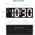 Digital Alarm Clock Large Display, Upgraded LED Alarm for Bedroom, Type ...