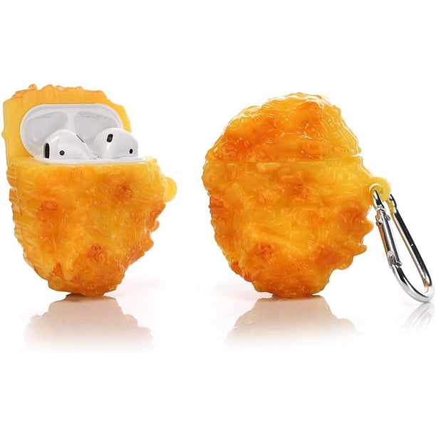(Nuggets de pollo frito)Funda de silicona para Airpods compatible con ...