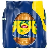 Lipton Lemon Iced Tea, 16.9 fl oz, 12 Pack Bottles, Refreshing Crisp ...