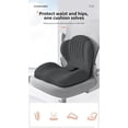 L-shaped Ergonomic Seat Cushion with Lumbar Support, Tailbone Pain ...