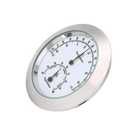 Round Thermometer Hygrometer Violin Guitar Case Humidity Temperature ...